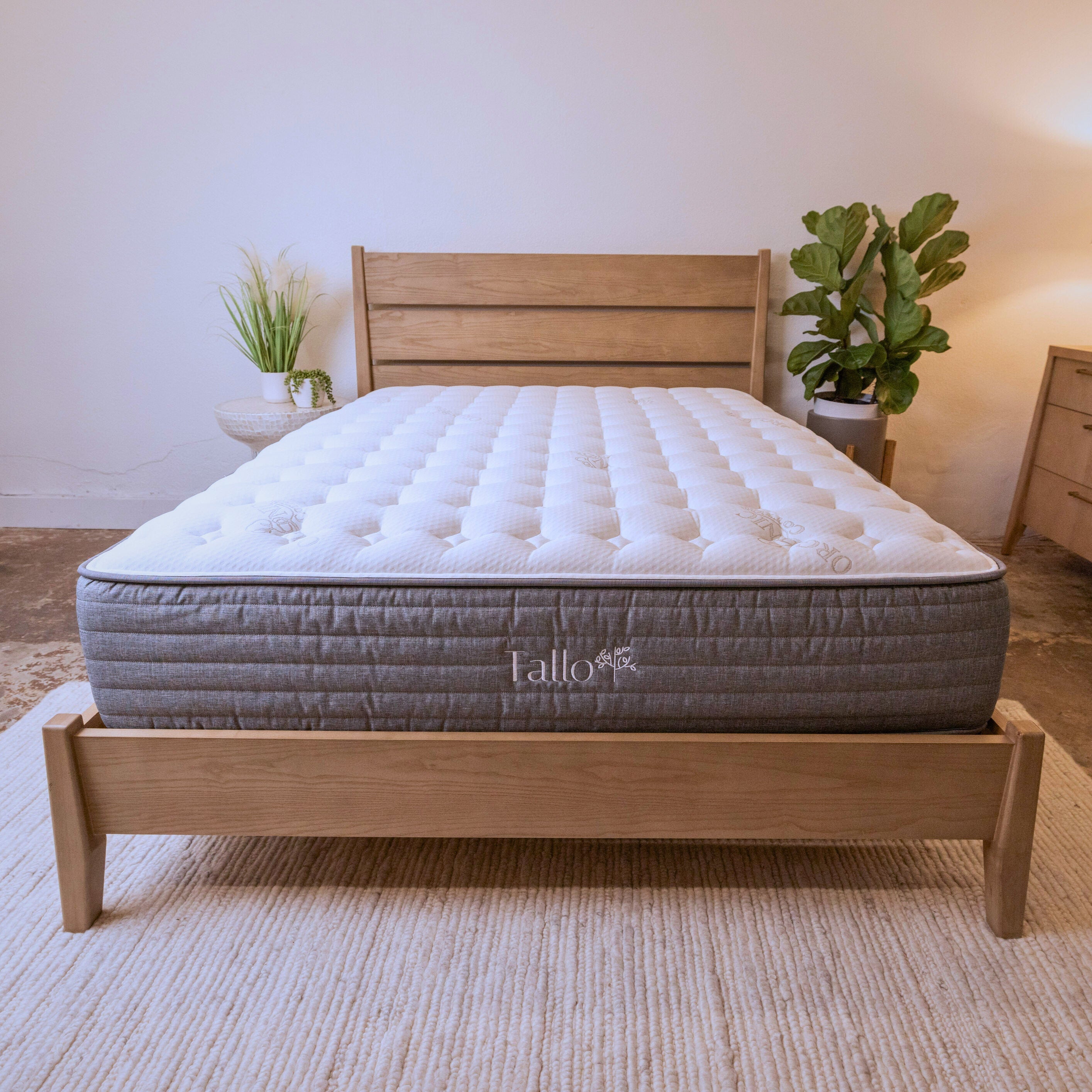 Tallo Classic Mattress | Organic Cotton & Talalay Latex, USA Handmade ...